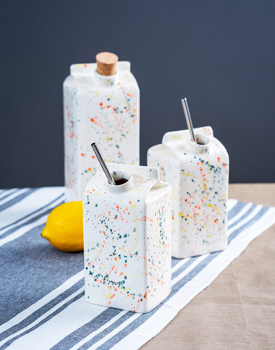 Малка бутилка/ваза COLORFUL SPLASHES